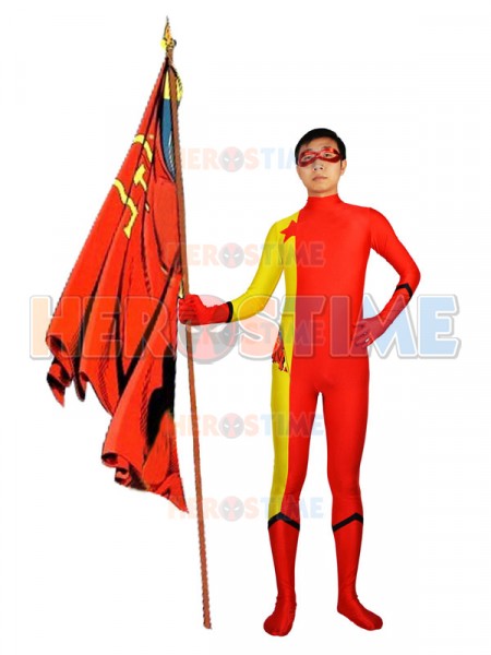 Dc Comics Red Star Red And Yellow Superhero Costume